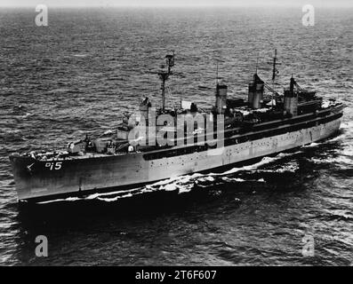 USS Prairie (AD-15) underway at sea c1970 Stock Photo - Alamy