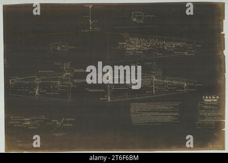 USS Preston (DD-19)- Arrangement of Ash Ejectors Stock Photo - Alamy