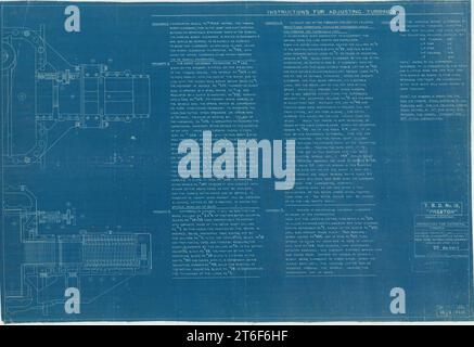 USS Preston (DD-19)- Instructions for Adjusting Turbines Stock Photo ...