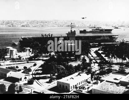 The USS Ranger (CV-4) and USS Langley (AV-3) were key U.S. Navy ...