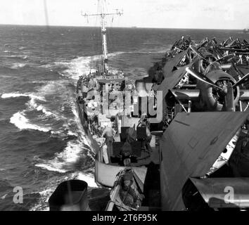 USS Robert F. Keller (DE-419) underway at sea, circa the early 1950s Stock Photo - Alamy