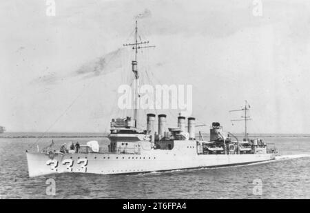 USS Sumner (DD-333) underway, in the 1920s Stock Photo - Alamy