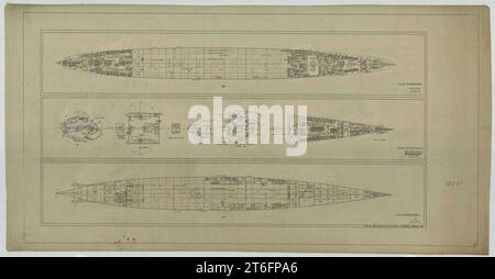 USS Sturtevant (DD-240)- Booklet of General Plans - Outboard Profile ...