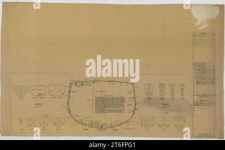 USS Talbot (DD-114 - APD-7)- Booklet of General Plans - Inboard Profile ...