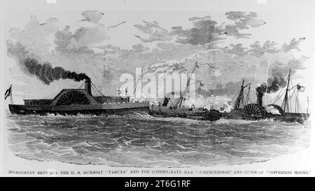 USS Varuna engaged Stock Photo - Alamy