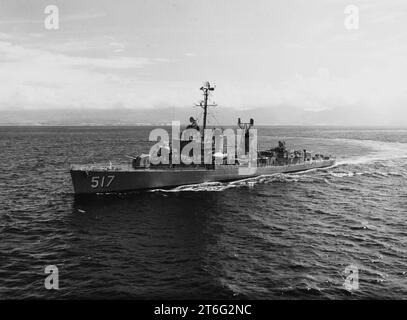 USS Walker (DD-517) off the Mare Island Naval Shipyard on 10 February ...