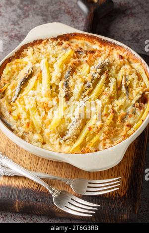 Jansson's frestelse or Janssons temptation is a Swedish gratin style ...