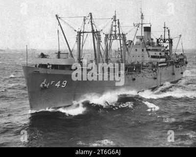 USS Zelima (AF-49) underway, circa in the 1960s (UA 490.24 Stock Photo ...