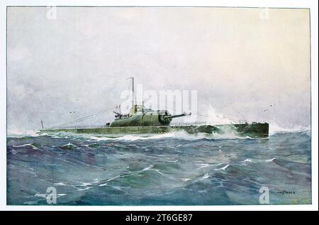 WW2 - Surcouf Submarine of the Free French Navy Stock Photo - Alamy