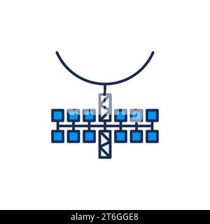 Solar Powered Weather Spy Balloon vector concept colored icon or symbol ...