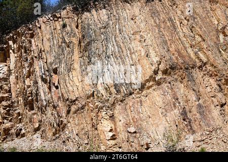 Armorican quartzites. This photo was taken in Villuercas-Ibores-Jara ...