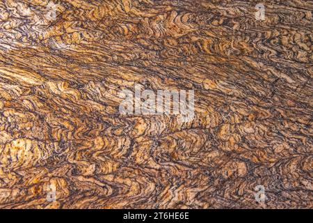 Macro detail of the folded schist metamorphic rock Stock Photo - Alamy