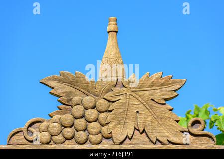 Vineyard at Schweigen Rechtenbach Rhineland Palatinate Germany Stock ...