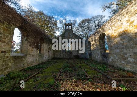 Old St. Helen's Longhorsley Stock Photo - Alamy