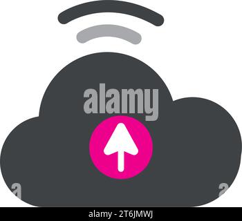 cloud storage icon vector. Isolated contour symbol illustration Stock ...