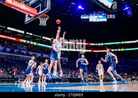 Charlotte center Dishon Jackson (1) shoots against Florida Atlantic ...