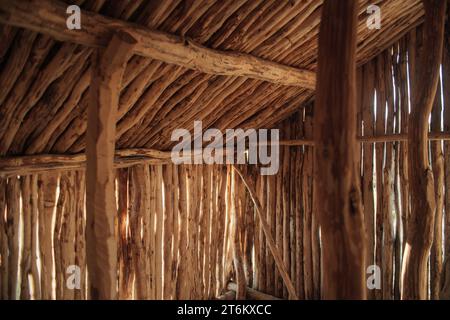 Sami people culture Traditional wooden buildings and structures Stock ...