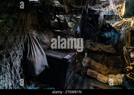 cabins of ancient ship pirates frigate sea voyage Stock Photo - Alamy