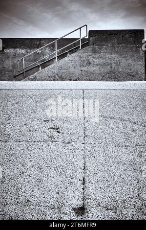 Seawall section 7 Stock Photo - Alamy