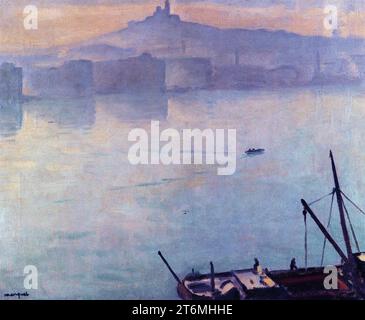 The Port of Marseille Albert Marquet (1918 Stock Photo - Alamy