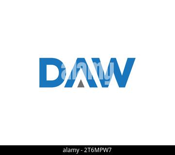 DAW logo design vector Stock Vector Image & Art - Alamy