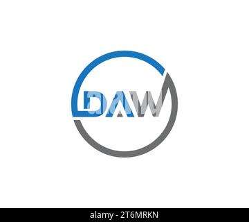 DAW logo design vector Stock Vector Image & Art - Alamy