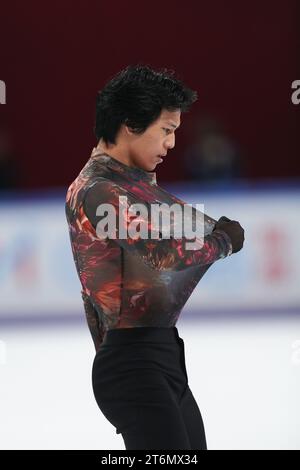 Adam SIAO HIM FA of France performs during Men's Free Skating in ISU ...