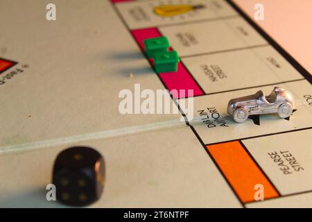 A photo of the Monopoly board game board Dublin Edition Stock Photo - Alamy