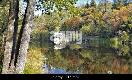 Beautiful Lake Fulmor high in the San Bernardino National Forest near ...
