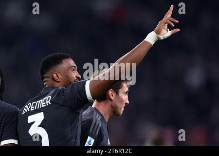 Gleison Bremer (Juventus FC) celebrates during Juventus FC vs Genoa CFC ...