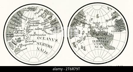 WORLD MAP/BEHAIM 1492 Stock Photo - Alamy