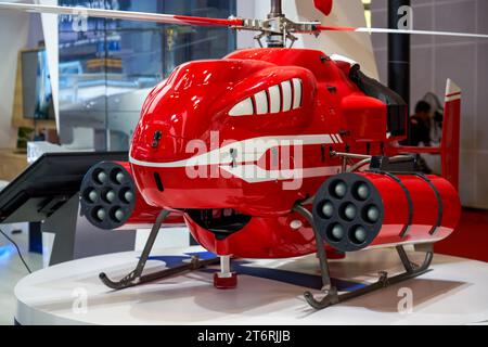 A fire rescue unmanned helicopter Stock Photo - Alamy