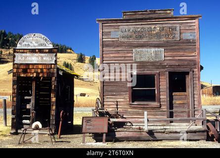 Frontier law office & Old Shingle Mill, Old Molson Museum, Molson ...