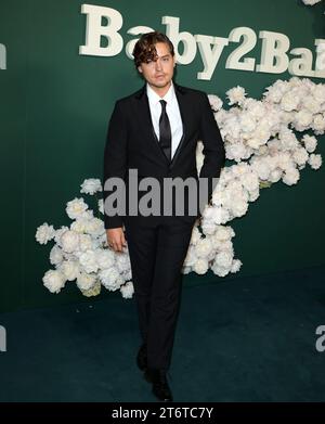 Cole Sprouse arrives at the Baby2Baby Gala on Saturday, Nov. 11, 2023 ...