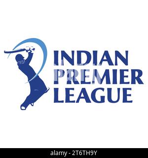 IPL - Indian Premier League Logo Black Style Indian professional ...
