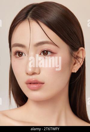 Healthy habits for a naturally beautiful face Stock Photo - Alamy