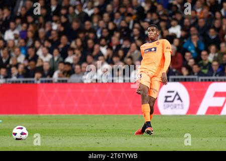 Mosquera, Spanish player of Valencia C.F. in action during a league ...