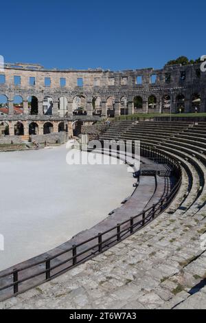 Pula Arena, Roman Amphitheater, constructed between 27 BC and 68 AD ...