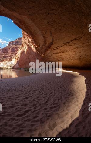 The Redwall Limestone at Grand Canyon National Park is known for its ...