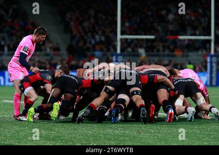 Martin PAGE RELO of Lyon and Rory KOCKOTT of Paris during the French ...