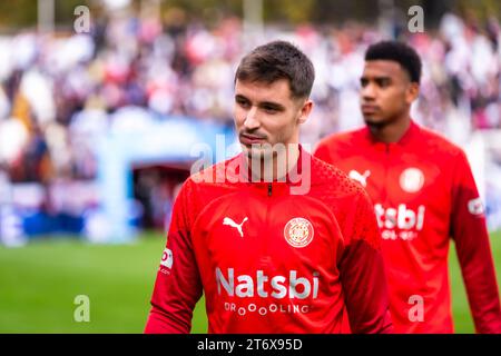Jhon Solis of Girona seen before the 2022–23 La Liga football match ...