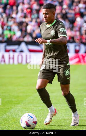 Savio Moreira de Oliveira of Girona FC during the Spanish championship ...