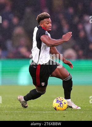 Fulham's Adama Traore in action during the Carabao Cup second round ...