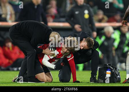 Rotterdam - Ayase Ueda of Feyenoord during the Feyenoord Festival 2024 ...