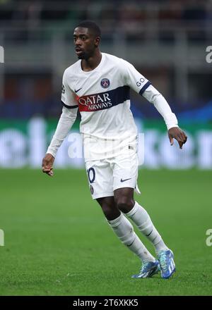 Ousmane Dembele of PSG during the UEFA Champions League, Round of 16 ...
