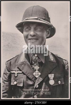 Germany's Field Marshal Erwin Rommel, commander of the Nazi Afrika ...