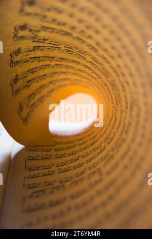 Piano detail with book of music Stock Photo - Alamy
