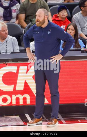 Memphis Grizzlies head coach Taylor Jenkins during an NBA basketball ...