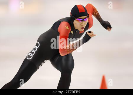 Li Qishi (CHN), NOVEMBER 10, 2023 - Speed Skating : ISU Speed Skating ...