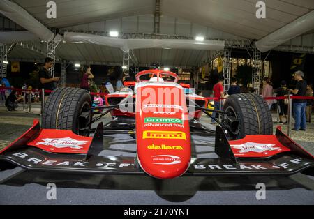 Race cars on display at the Macau Grand Prix 2023, Macau, China Stock ...